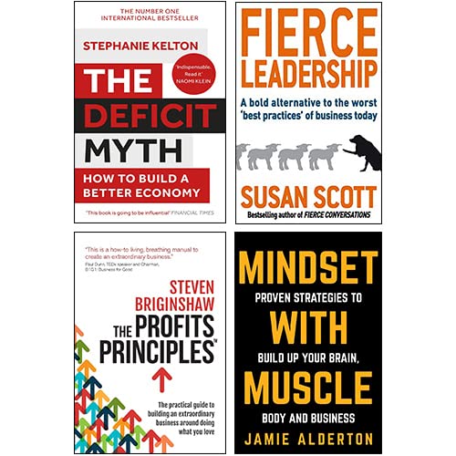 Mindset With Muscle, The Deficit Myth, Fierce Leadership, The Profits ...