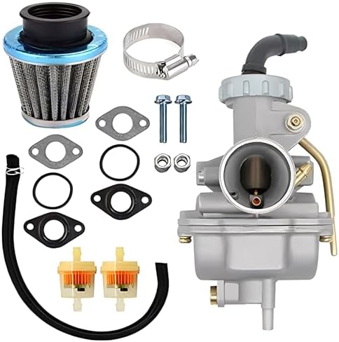 Amazon.com: ZBGUN 1 PC Motorcycle PZ20 Carburetor with Air Fuel Filter ...