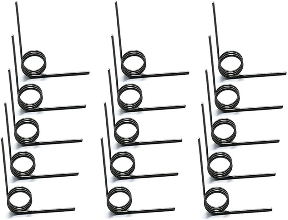 Amazon.com: XJSXZC Zinc Plated Straight Torsion Spring 0.8x6.0x8.0 mm ...