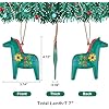 Amazon.com: GXD Two-Side Dala Horses Festival Decoration,Metal Swedish ...