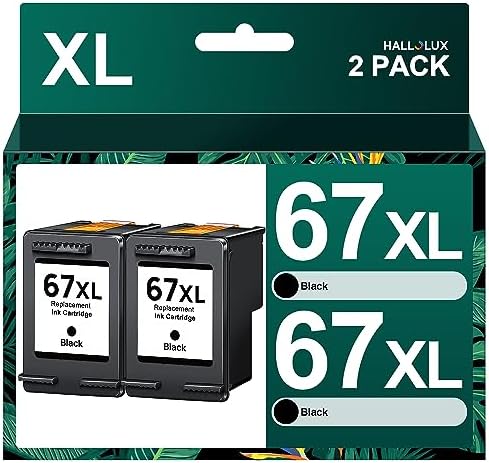 Amazon.co.jp: 67XL ブラックインクカートリッジ HP Ink 67 67XL交換用 Envy 6000 6055e ...
