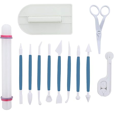 Amazon.com: Wilton Basic 3-Piece Fondant and Gum Paste Tool Set: Home ...