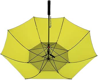 Amazon.co.jp: Straight Handle Fan Umbrella, Cooling Rain & Sun Umbrella ...