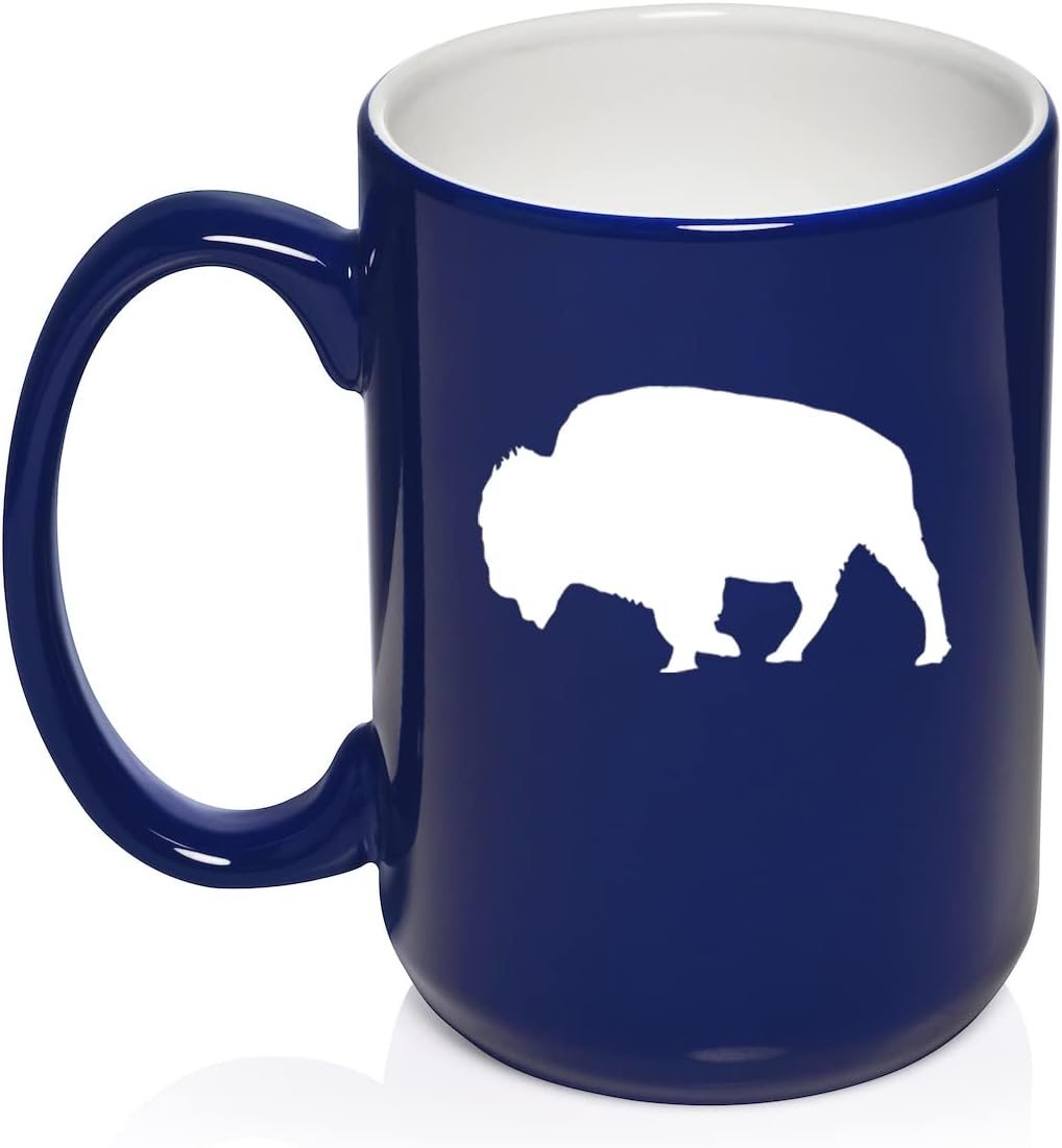Amazon.com: Buffalo Ceramic Coffee Mug Tea Cup Gift for Her, Him, Men ...