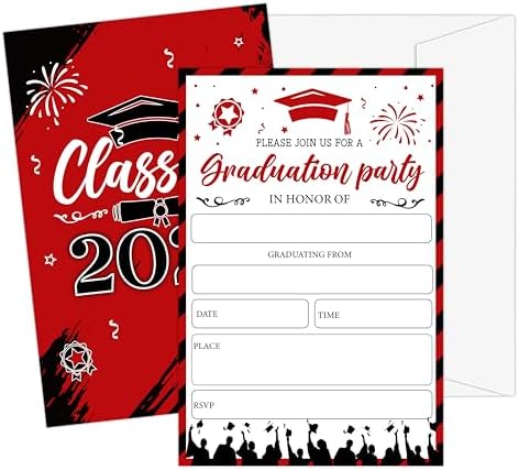 Amazon.com : ISOVF Graduation Invites Class of 2025, Graduation Party ...