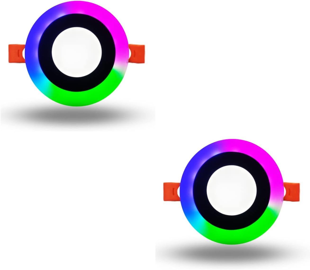 Buy DMT 6 Watt (3+3) Round Double Colour LED Conceal Panel Light, PGB ...