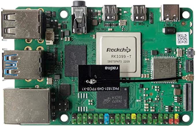 Amazon.in: Buy Rock Pi 4 Model C+ 4C+ Single Board Computer 4GB, On ...