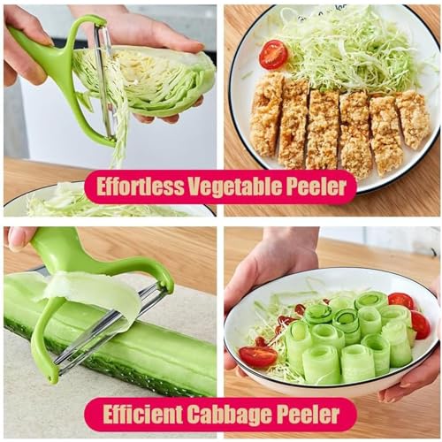 Stainless Steel Vegetable Peeler,Wide Mouth Peeler Vegetables, Cabbage ...