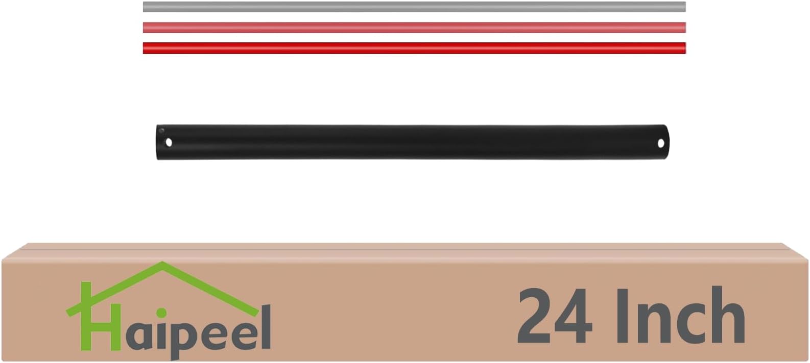 Amazon.com: Iceilfan 24 Inch Ceiling Fan Extension Downrod with Wires ...
