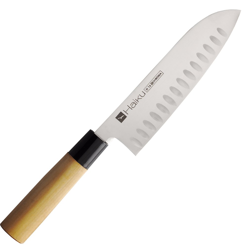 Amazon.com: Chroma Haiku-santoku Knife-Fluted Blade Lenght 18cm, one ...