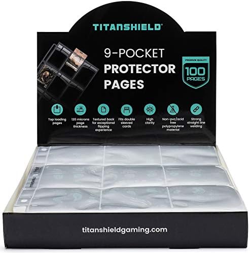 100 Pages 9-Pocket Trading Card Pages : Amazon.ca: Toys & Games