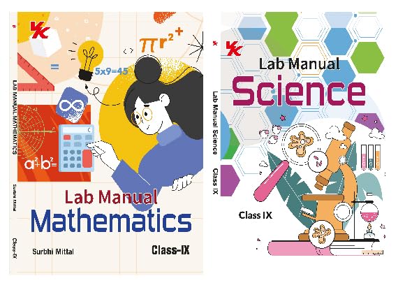 Lab Manual Mathematics, Science (PB) Without Worksheet (Set of 2 Books ...