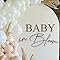 Amazon.com: VANGNING Baby in Bloom Baby Shower Decal Sign - Gender ...