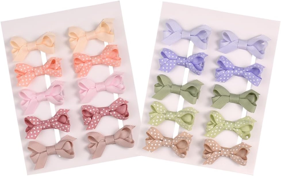 Amazon.com: Ruyaa Daisy Flowers Hair Clips for Baby Girls,Fully Lined ...