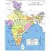 wallpics India Map Fully Waterproof Vinyl Sticker Poster (12X18 inches ...