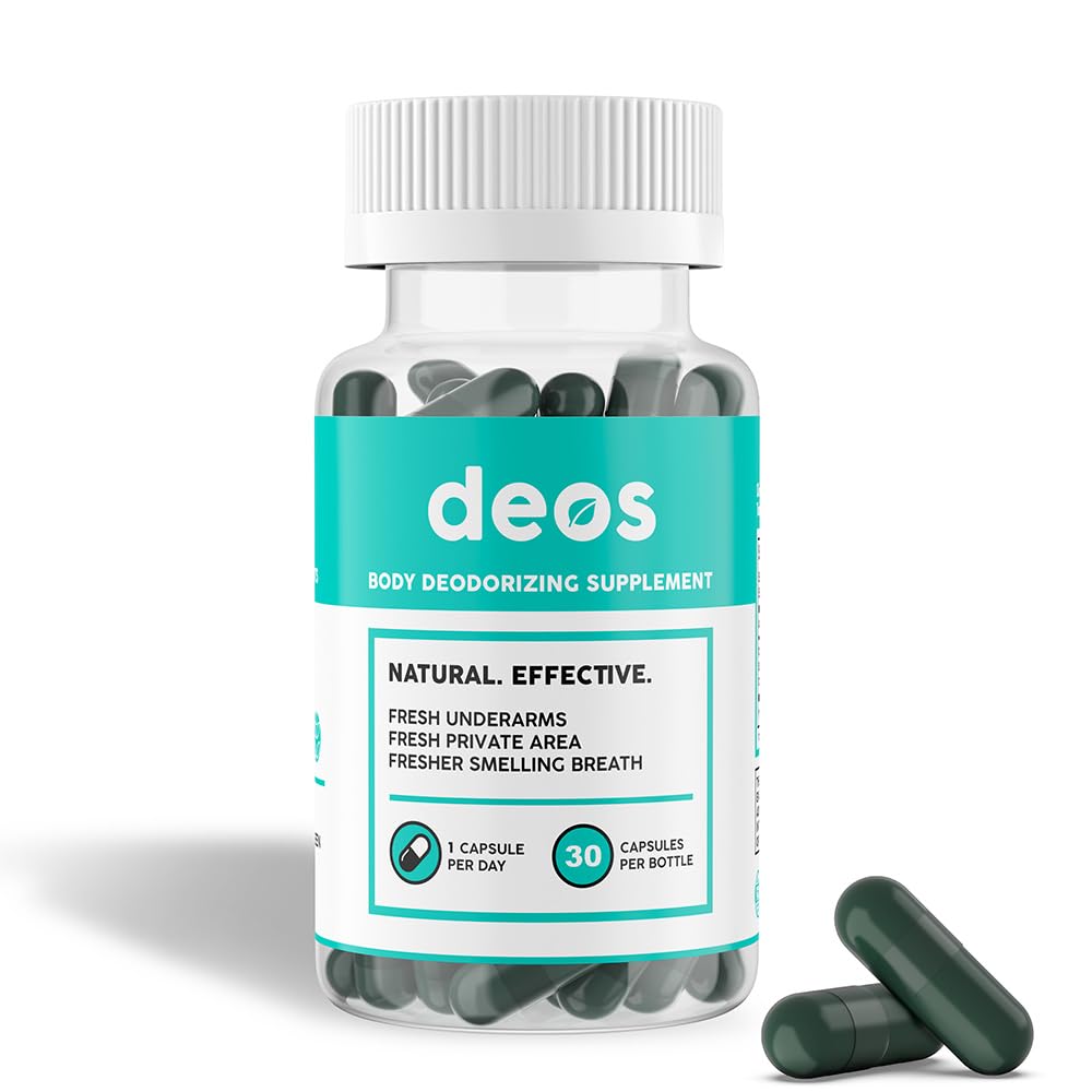 Amazon.com: DEOS Internal Deodorant Supplement – Full Body Deodorizer ...