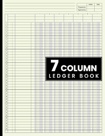 Amazon.com: 7 Column Ledger Book: Accounting Ledger Book for ...