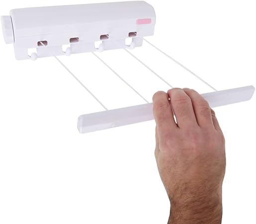 Amazon.com: Automatic 4 Line Retractable Clothesline | Clothes Dryer ...