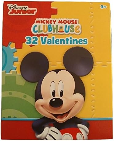 Amazon.com: Valentine's Day Mickey Mouse Clubhouse - Box of 32 Cards ...