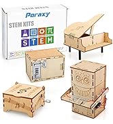 Amazon.com: 5 Set STEM Kits, Wooden Building Kits, STEM Projects for ...