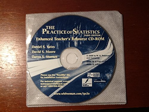 The Practice of Statistics 3rd Edition Enhanced Teacher's Resource CD ...
