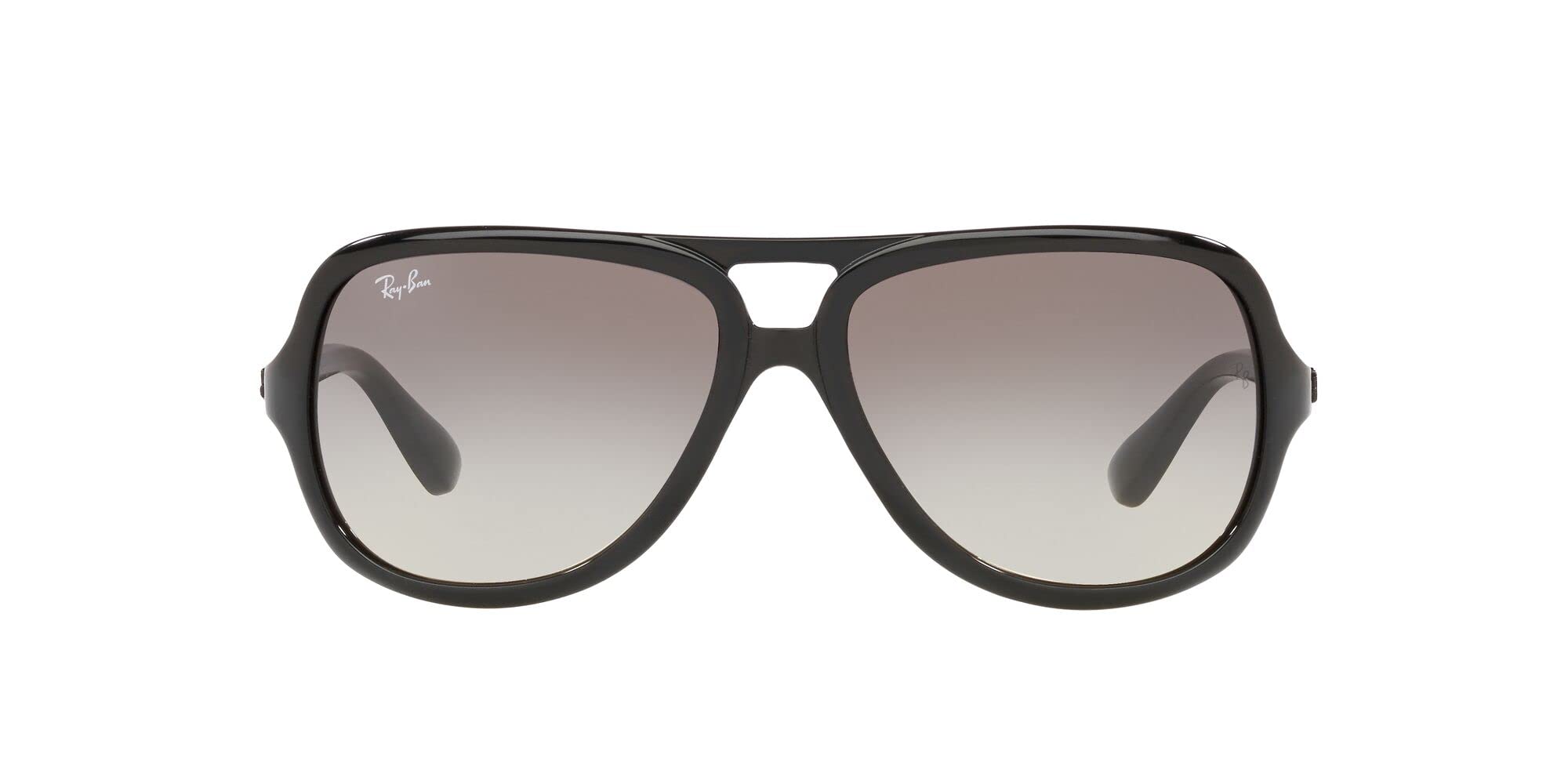 Amazon.com: Ray-Ban RB4162 Aviator Sunglasses, Black/Grey Gradient, 59 ...