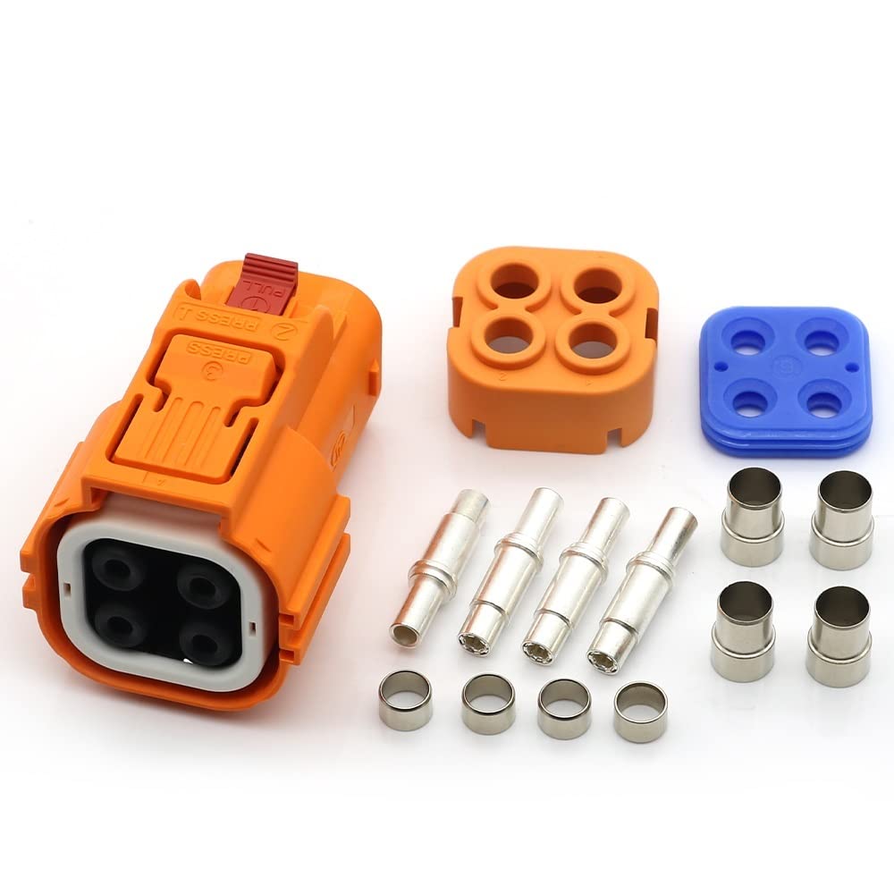 High Voltage Quick Connectors 1 Way Electrical Connector 175 Amps High