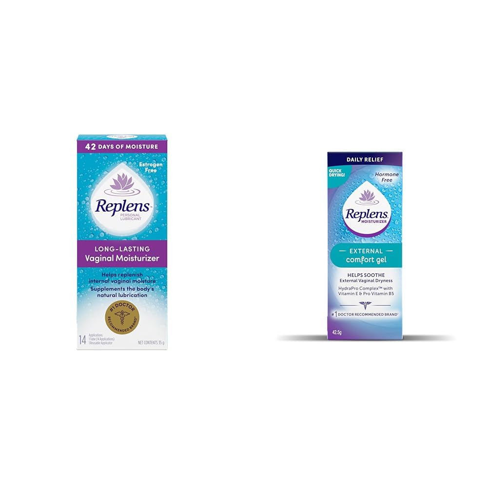 Replens Long-Lasting Vaginal Moisturizer and Lubricant, 14 Applications ...