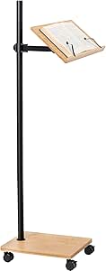 VIVO Mobile 16 inch Podium Reading Stand, Portable Rolling Book Holder ...