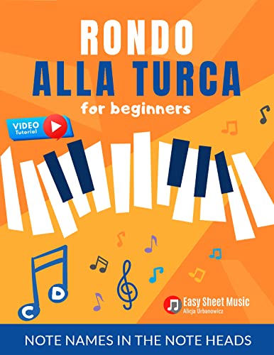 Amazon.com: Rondo Alla Turca for Beginners I Note Names IN the Note ...