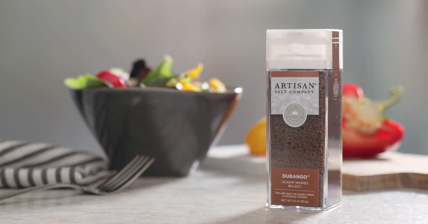 Watch Durango Hickory Smoked Sea Salt - Artisan Shaker Jar on Amazon Live