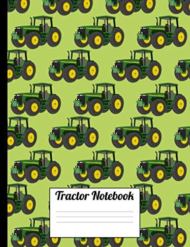 Tractor Notebook: Paper Tractor Journal 120 Pages Gift Blank Lined ...