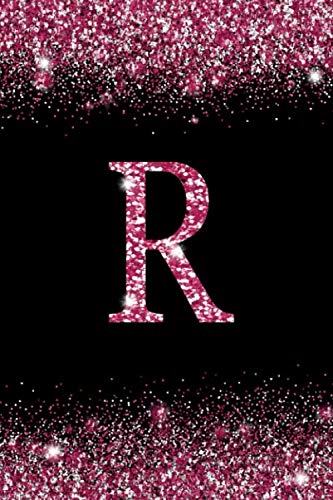 R: Letter R Initial Alphabet Monogram Notebook Monogrammed confetti ...
