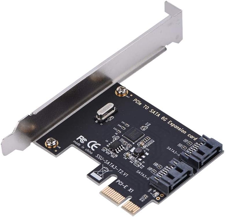 MZHOU PCIe SATA Card 2 Port - PCI Express SATA 3.0 GEN3 Expansion Card ...