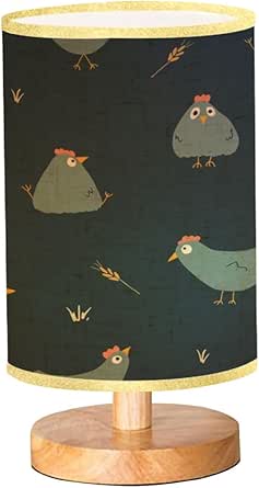 Bedside Desk Lamps, Minimalist Cute Cartoon chicken hen Seamless ...