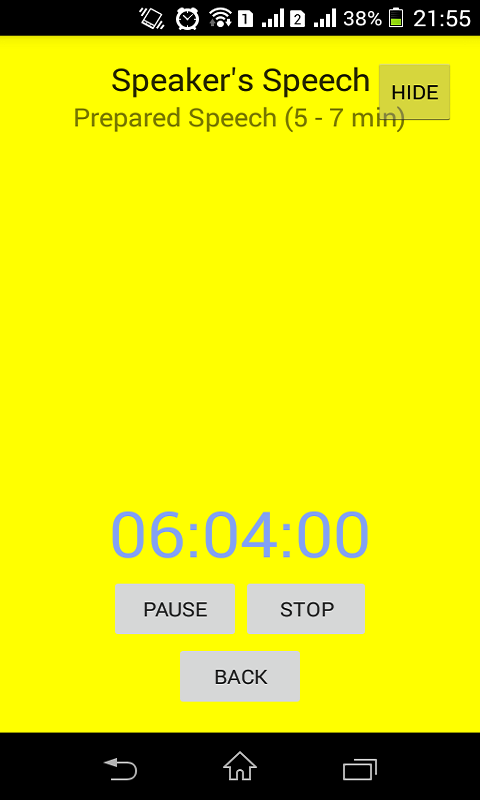 ToastMasters Timer - App on Amazon Appstore