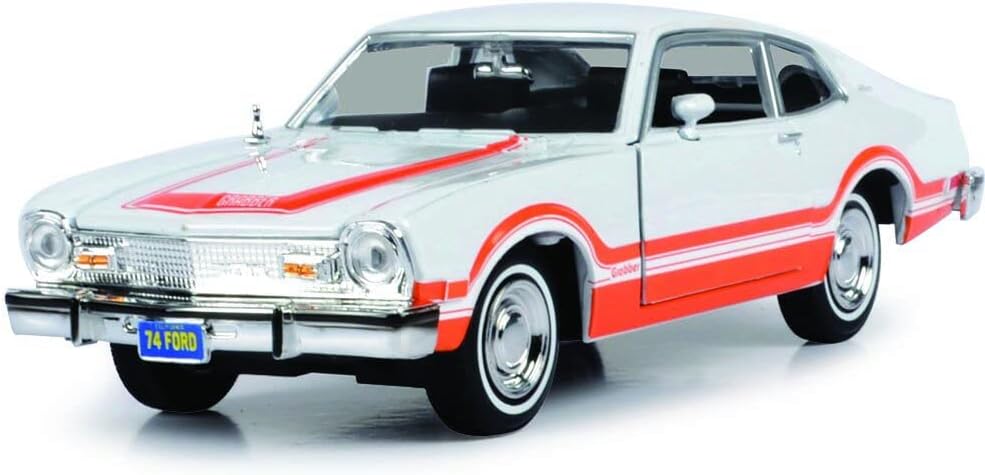Amazon.com: Toy Cars 1974 Maverick Grabber White with Orange Stripes ...