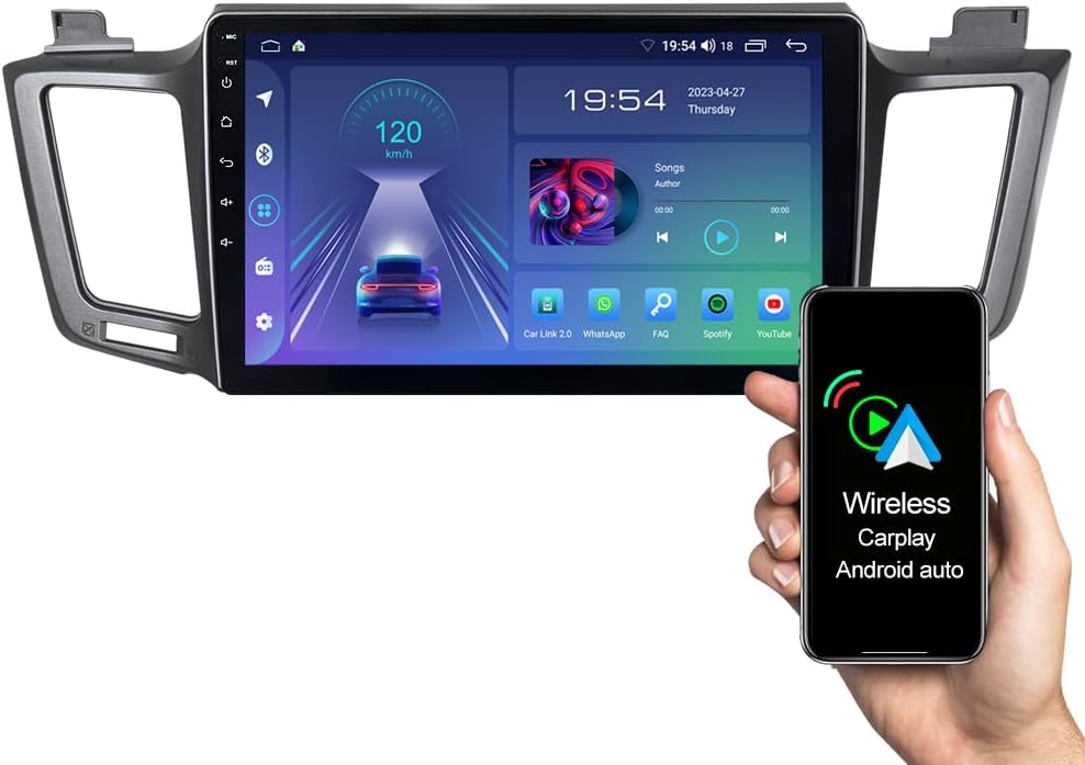 Amazon.com: Android 13 Car Stereo Radio for Toyota RAV4 2013-2018 ...