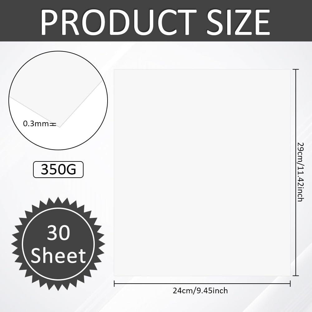 Snapklik.com : BENECREAT 30 PCS White Rectangle Cardboard Shirt Inserts