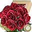 Amazon.com: FiveSeasonStuff Fake Roses Wedding Flowers Real Touch Silk ...