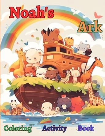 Noah's Ark Coloring Activity Book: Word Searches And More: J, Color Me ...