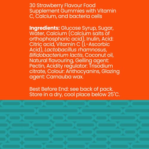 Haliborange Adult Gut Health - 30 Strawberry Gummies - Tastyfactory