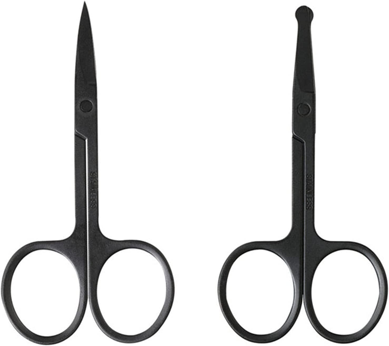 Amazon.com: SiaCroly Facial Hair Scissors Set, Eyebrow Scissors Nose ...