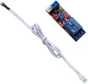 Taidacent 12V Photosensitive Sensor Relay Module 50cm Line ...