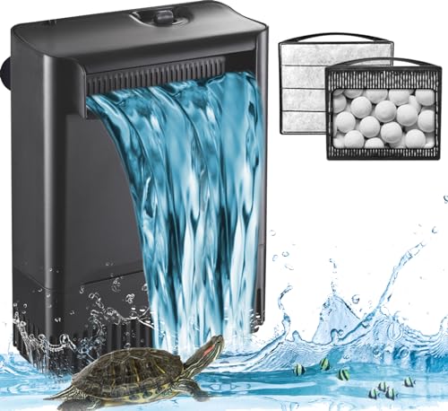 Snapklik.com : Turtle Tank Filter Aquarium Filter Power Adjustable 30 ...