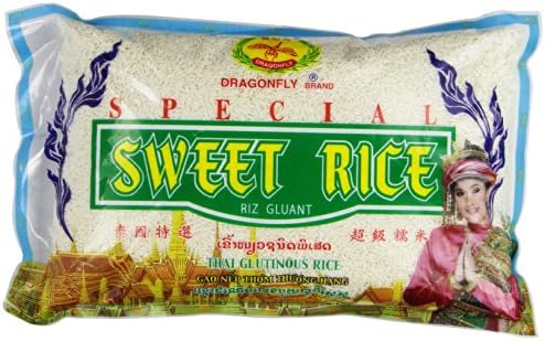 Amazon.com : Dragonfly Sweet Rice, 5-Pound : Rice Produce : Grocery ...