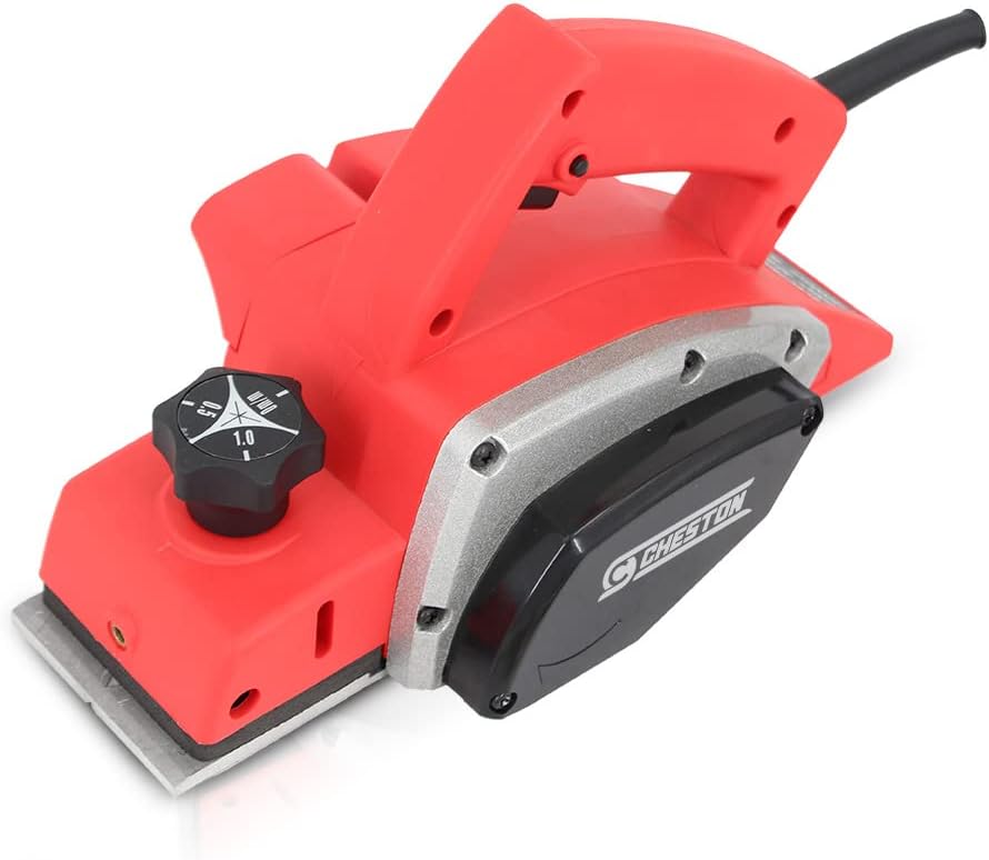 ENON 600W Electric Wood Planer Machine, 82mm Width, 16000RPM, for ...