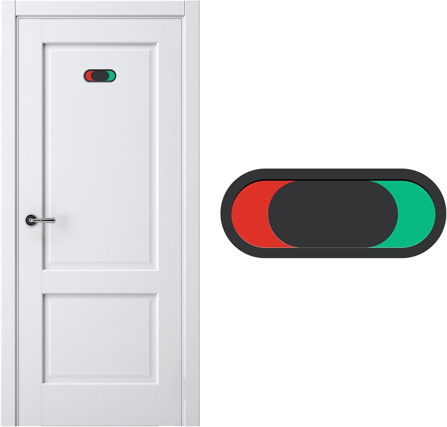 Privacy Door Do Not Disturb Sign, Magnetic Slider Door Sign Sliding ...