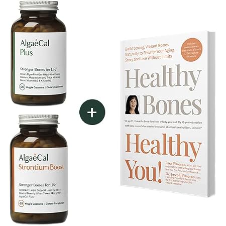 Amazon.com: ALGAECAL Bundle - Bone Builder Pack, Calcium Supplement ...