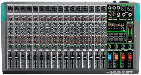 Amazon.com: Depusheng MX16 16 Channel Sound Mixer Audio Mixing Console ...